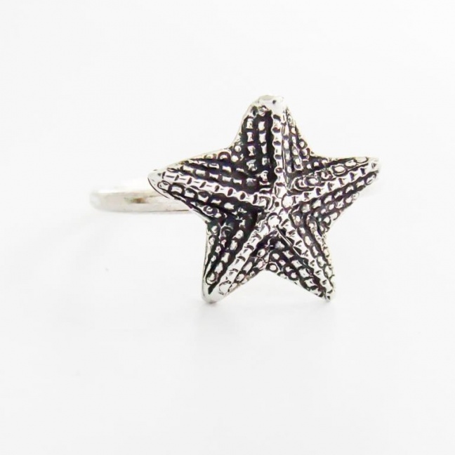 Starfish Stack Ring in Sterling Silver | Shop Online | Goldfish Jewellery