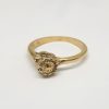 9ct Yellow Gold Protea Stack Ring | Goldfish Jewellery Design Studio